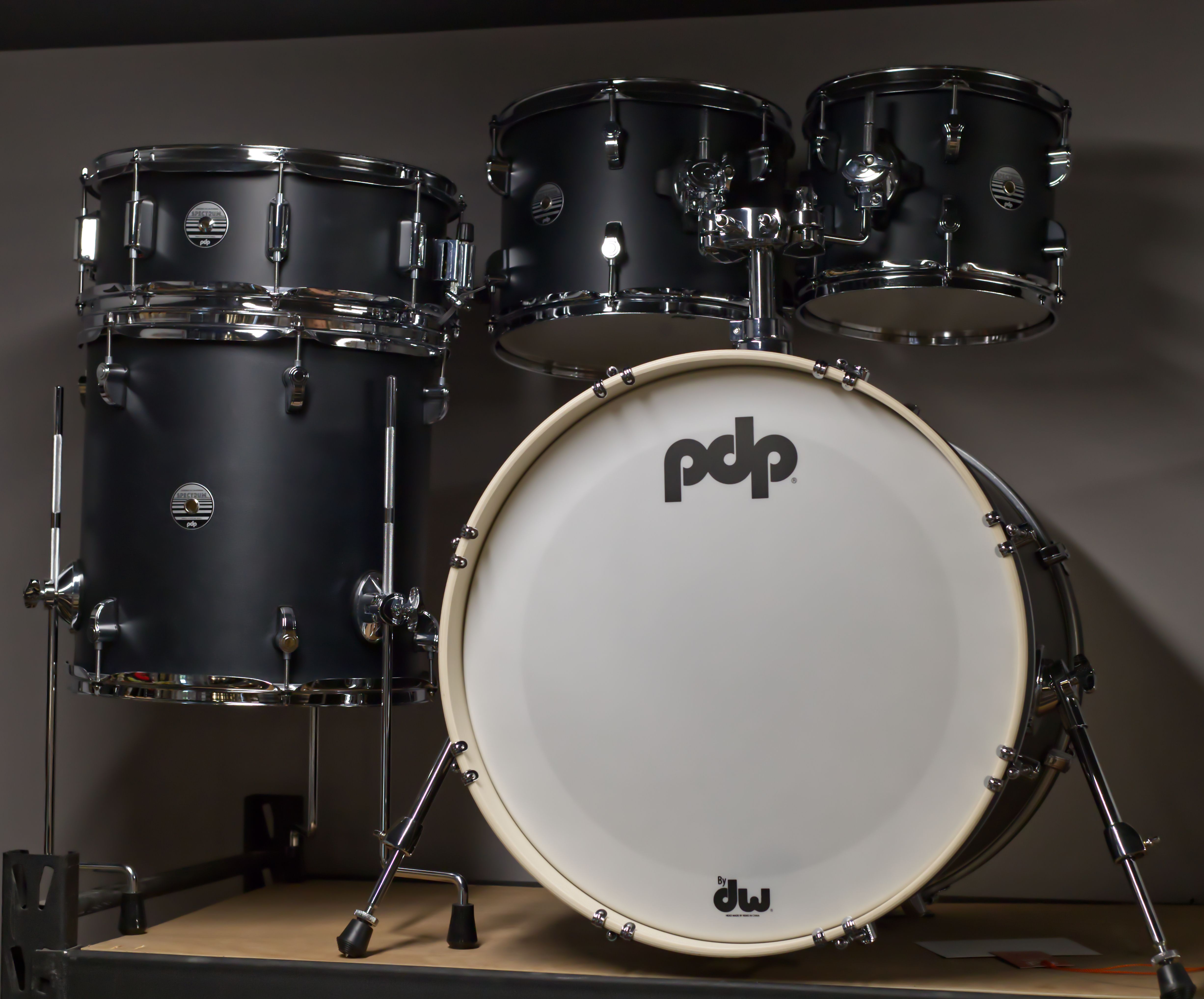 Pdp Spectrum 5pc Shell Pack Ebony Stain Music Depot Musique Dépôt